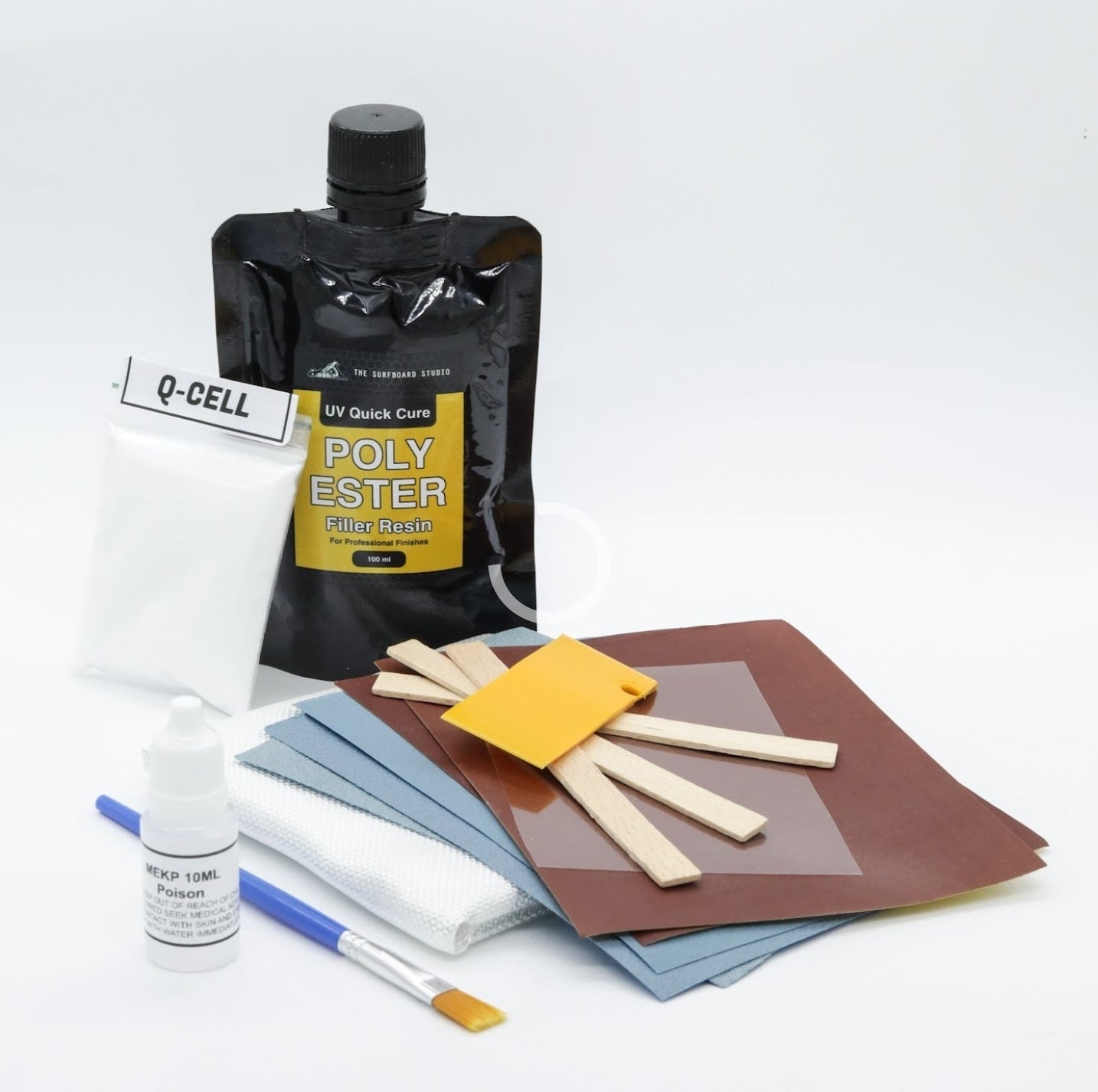 The Surfboard Studio - UV Quick Cure Polyester Filler Resin Repair Kit
